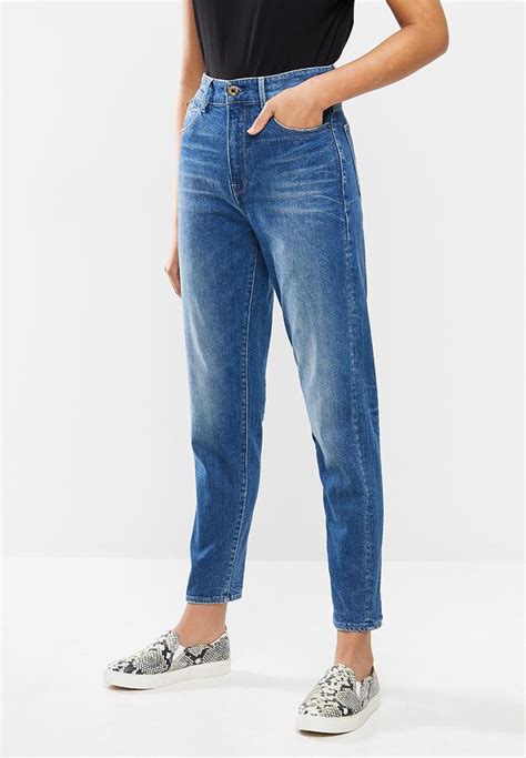 Janeh Ultra High Mom Ankle Jeans Blue G Star Raw Jeans