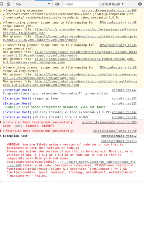 Solution Extension Host Linux Not Antivirus Related · Issue 95338 · Microsoftvscode · Github