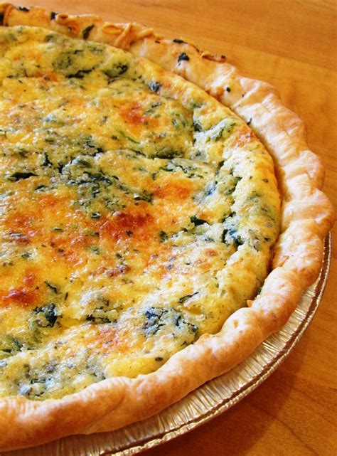 Spinach And Cheese Quiche Recipe
