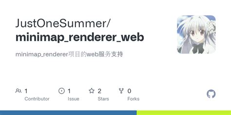 Github Justonesummerminimaprendererweb Minimaprenderer项目的web服务支持