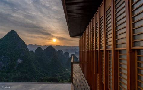 계림 리장강 4성급 보트 양숴 옥용강 대나무 뗏목 샹공산 럭셔리 5성급 리장 풍경 호텔 4일 투어 클룩 Klook 한국