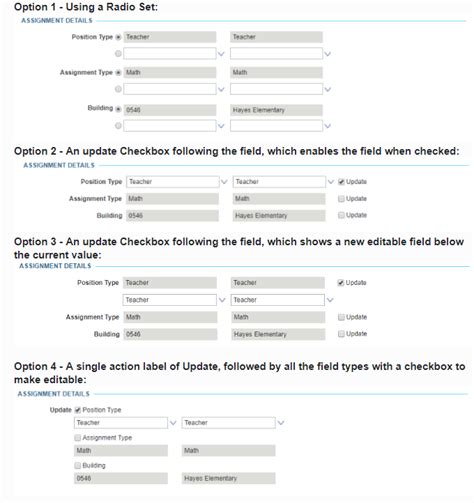 Forms What Is The Best Ui For Overwriting Previously Saved Values