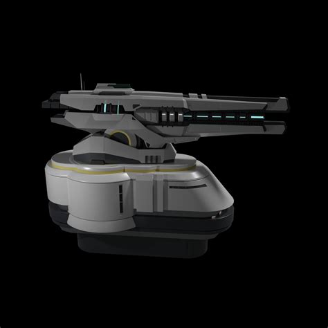 Sci Fi Particle Cannon 3d Model By Ennuishao