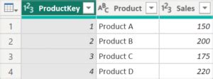 Table Combine Table Function Power Query M