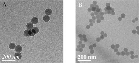 Tem Photographs Of Pure Polystyrene Latex Particle Using Different Sls