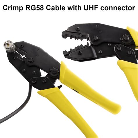 Professional Coax Connector Crimp Tool Whisary Coaxial Cable Crimping