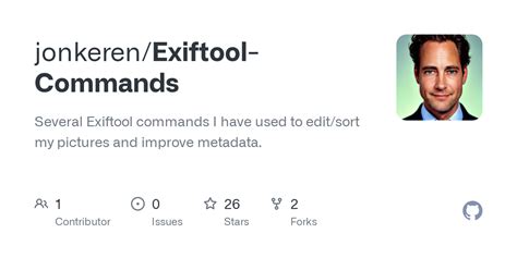 Github Jonkerenexiftool Commands Several Exiftool Commands I Have