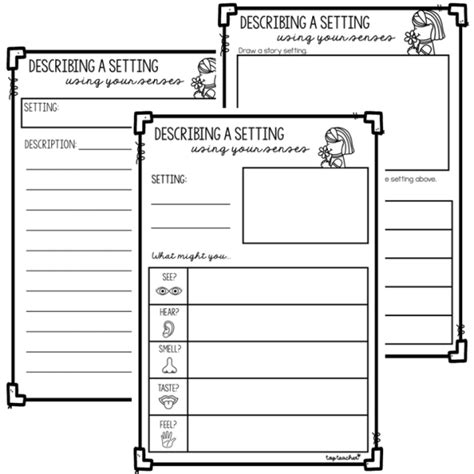 Describing A Setting Worksheets Top Teacher Worksheets Library