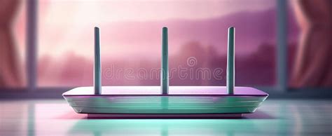 The Front Of A Router Stock Image Image Of Wired Front