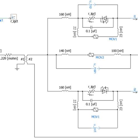 Circuit Diagram Of PSCAD Model Download Scientific Diagram