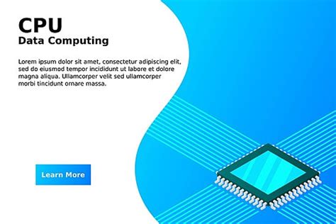 Background Illustration Of Quantum Computing And Pc Motherboard With