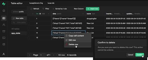 supabase for persistence and server to client push in vanilla html