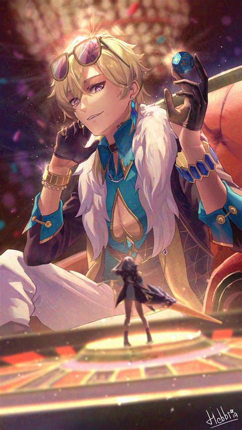 Trailblazer Stelle And Aventurine Honkai And More Drawn By Hebbtia Danbooru