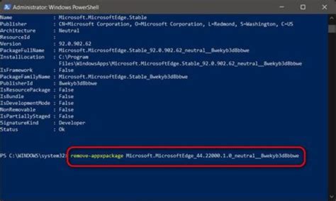 How To Uninstall Microsoft Edge Using Powershell Plateper