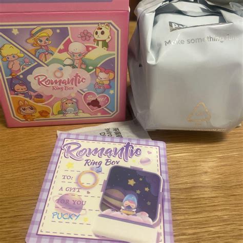 Sealed Pucky Romantic Ring Box Popmart Hobbies And Toys Toys And Games On Carousell