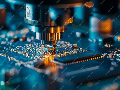 Microprocessor Test Sample Inspection Optimizing Automation In Advanced Pcb Production Premium