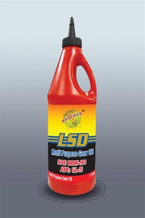Boscher Lsd Gear Oil Sae 80w 90 Manual Transmission Fluid Api Gl 5 1