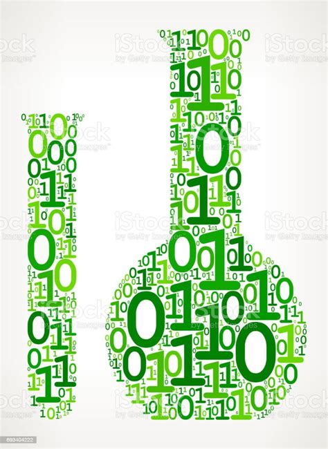 튜브 및 플라스 크 이진 코드 제로 한 벡터 일러스트 레이 션 0에 대한 스톡 벡터 아트 및 기타 이미지 0 1 가상현실 Istock