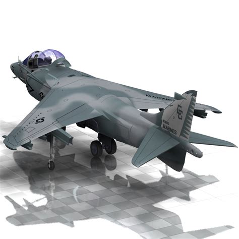 Harrier Av 8 For Poser 3d Models Digimation Modelbank