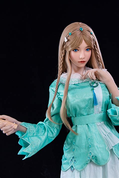 Lifelike Asian Cute Silicone Head Sex Doll Rong 158cm Kanadoll