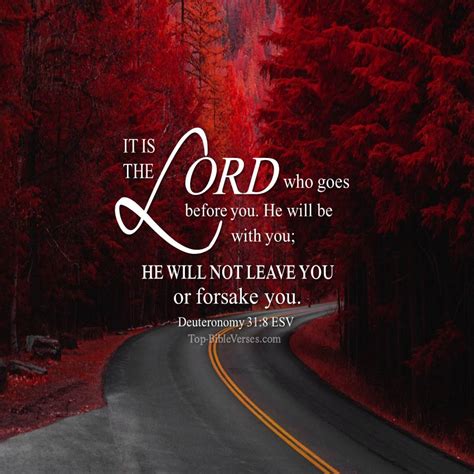 Deuteronomy 318 Bible Quotes Dp He Will Be With You