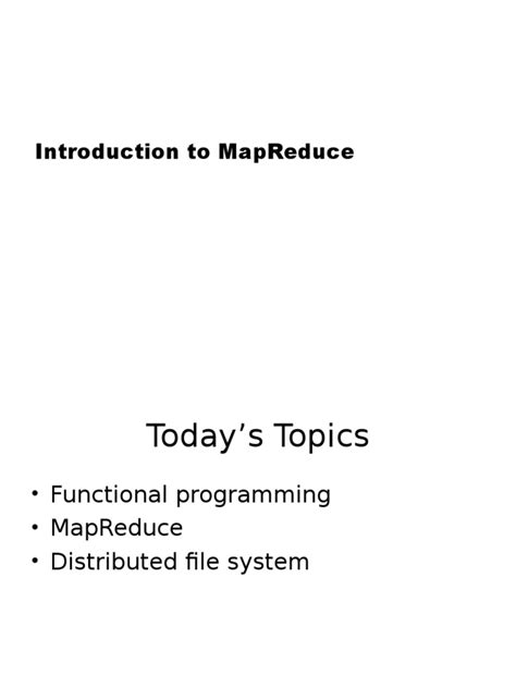 introduction to hadoop pdf apache hadoop map reduce