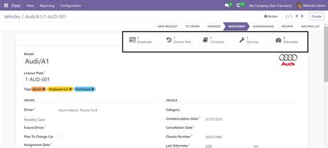 Fleet Management App Odoo V16 Community Edition Book