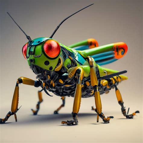 Premium Ai Image Ai Generated Robotic Insect