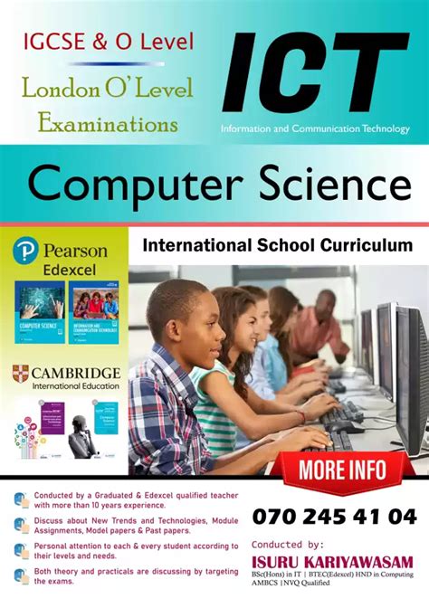 Computer Science Ict Edexcel And Cambridge Home Visiting And Online London Ol London Exams