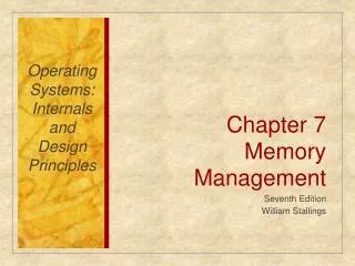 PPT Chapter 7 Memory Management PowerPoint Presentation Free Download ID 1571908