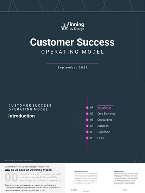 Winning By Design Cs Operating Model Open Source Pdf Sales Business Model
