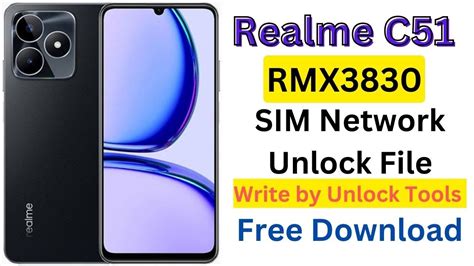 How To Unlock Phone Realme C51 RMX3830 Network Unlock File Write By Unlock Tools By SOLUTION