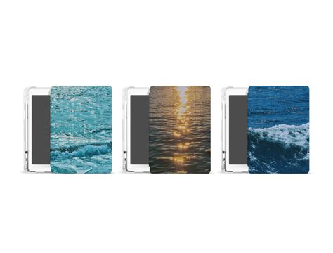 온세스튜디오 아이패드 케이스 Seas The Day 바다 파도 물결 케이스 위시버킷