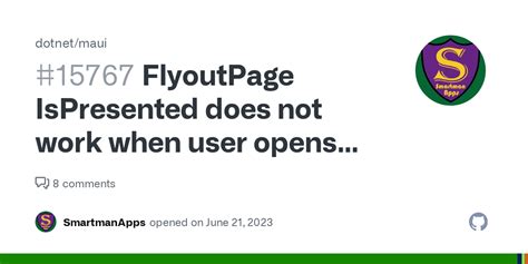Flyoutpage Ispresented Does Not Work When User Opens Flyout By Clicking