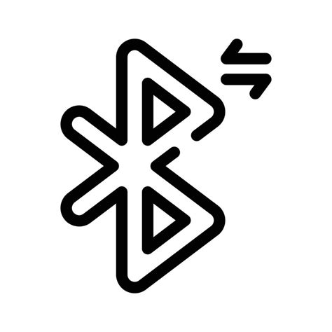 A Bluetooth Symbol Representing Wireless Connectivity 54113926 Vector Art At Vecteezy