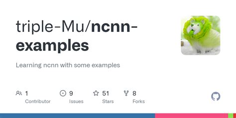 GitHub Triple Mu Ncnn Examples Learning Ncnn With Some Examples