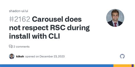 carousel does not respect rsc during install with cli · issue 2162