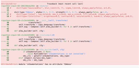 Error With Colorjitter Gaussianblur Coarsedropout Emboss Gaussnoise Randomtonecurve Sharpen