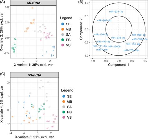 Score Plot A And Correlation Loading Plot B For The First Two PLS Download Scientific