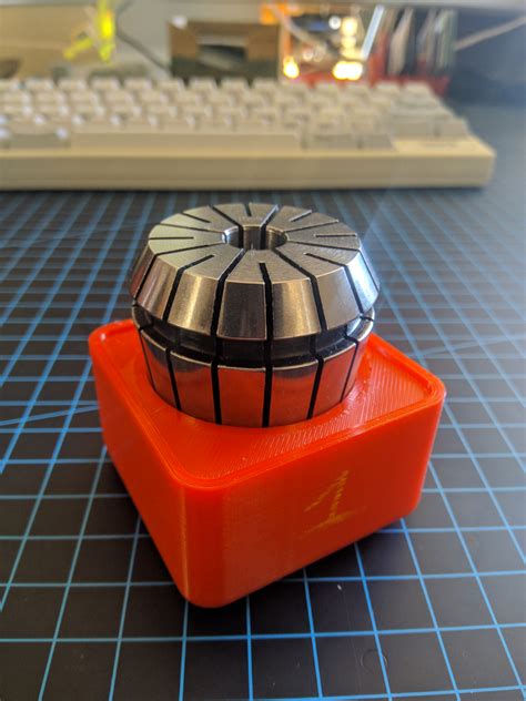 Free 3d File Er40 Collet Holder Suitable For Use In Lista Cabinet・model To Download And 3d Print