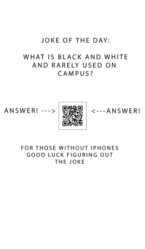 Morgan Cartoons Qr Code Joke Yes Qr Codes Again