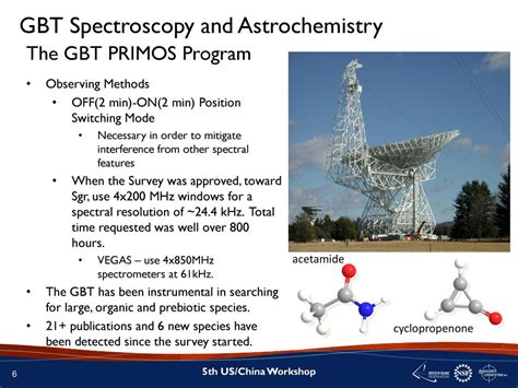 Gbt Spectroscopy And Astrochemisty The Gbt Primos Program Ppt Download
