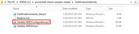 验证 ndes 配置以使用 scep 证书 intune microsoft learn
