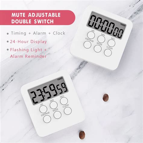 Digital Timer Clock Magnetic Cooking Countdown Ala Grandado