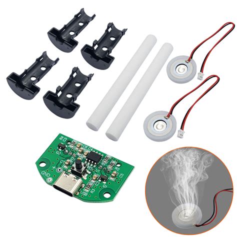 Mạch Phun Sương Siêu âm 2 đầu 108khz Type C Nhiều Chế độ Nshop