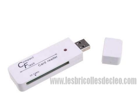 USB Compact Flash Card Reader Writer Adapter Les Bricolles De Cleo En