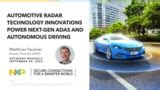 Automotive Radar Solutions NXP Semiconductors