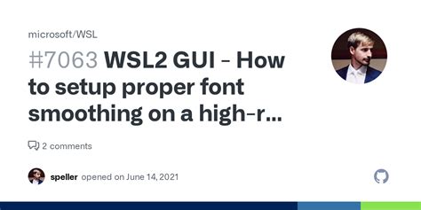 WSL2 GUI How To Setup Proper Font Smoothing On A High Res Monitor