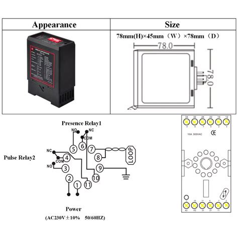Auto Control Car Park Boom Barrier Wireless Loop Detectors Inductive