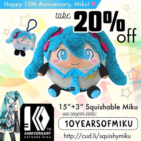 Calling All Miku Fans Squishable Is Running A Miku Sale Right Now